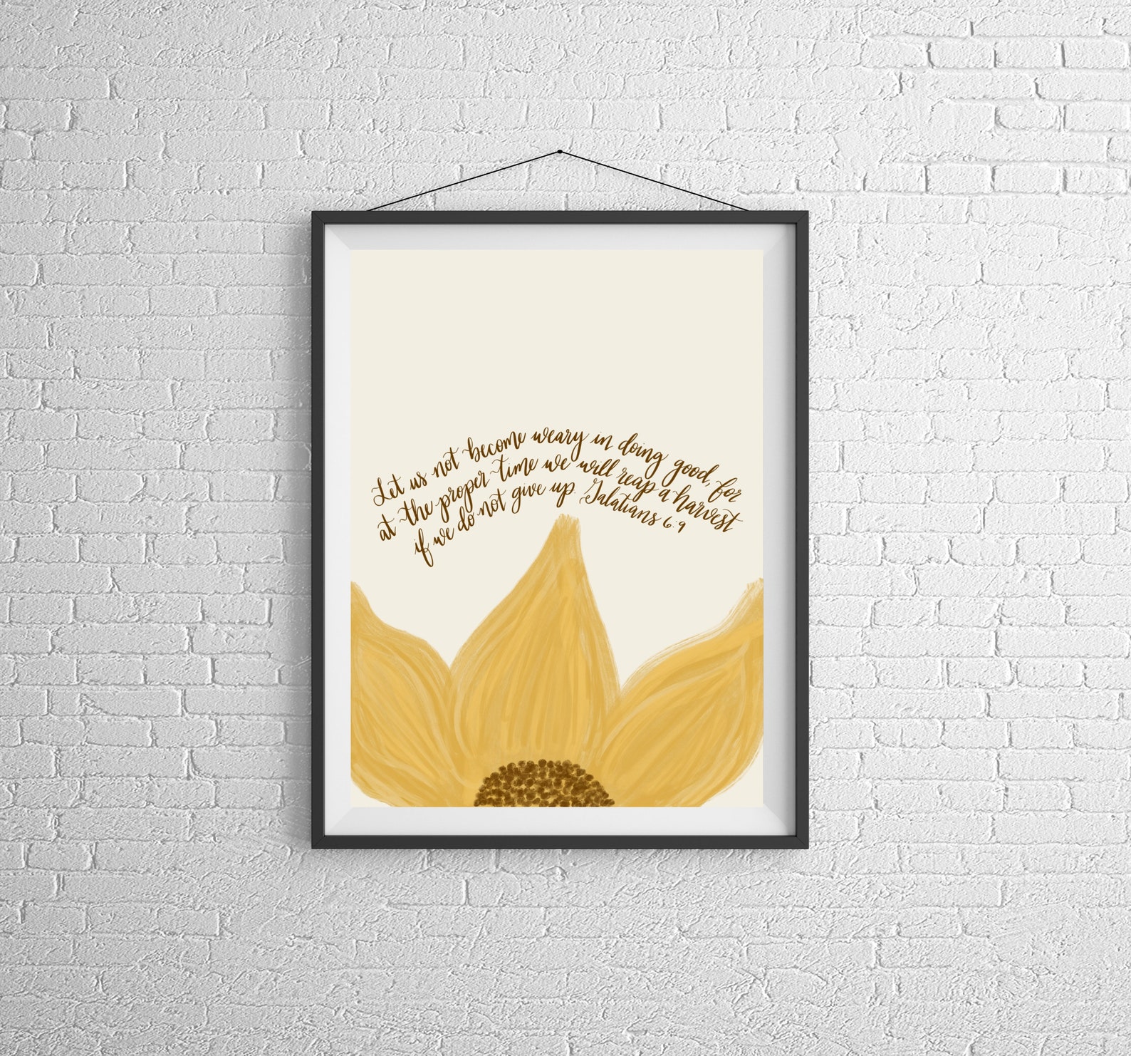 Galatians 6:9 Print (3 Design Options) | Encouraging Gift & Print - Etsy