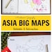 Montessori Maps of Asia - BIG Foldable - Etsy