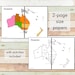 Montessori Maps of Oceania - BIG Foldable - Etsy