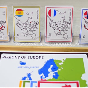 Regions of Europe Learning Packet - Etsy