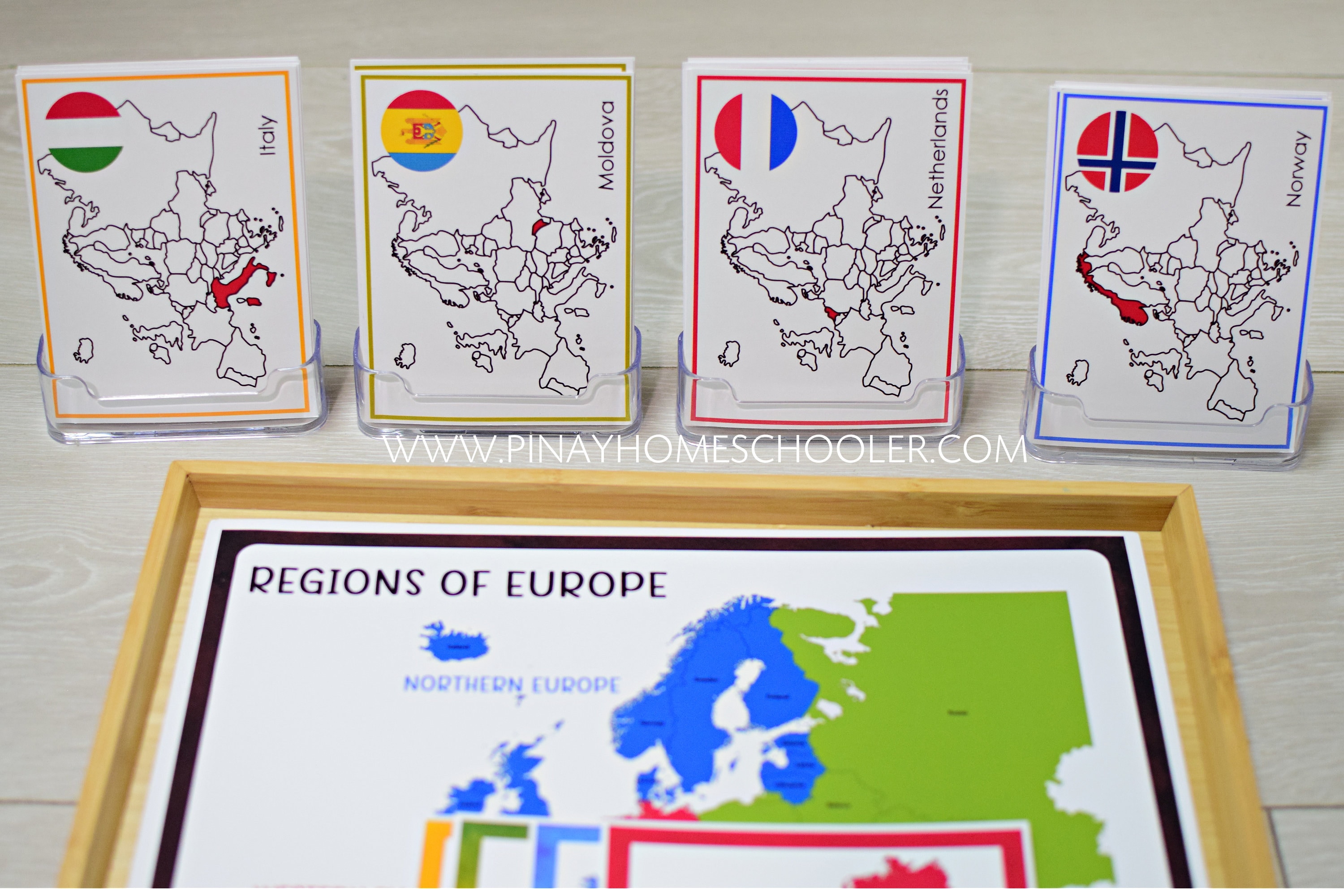 Regions of Europe Learning Packet - Etsy