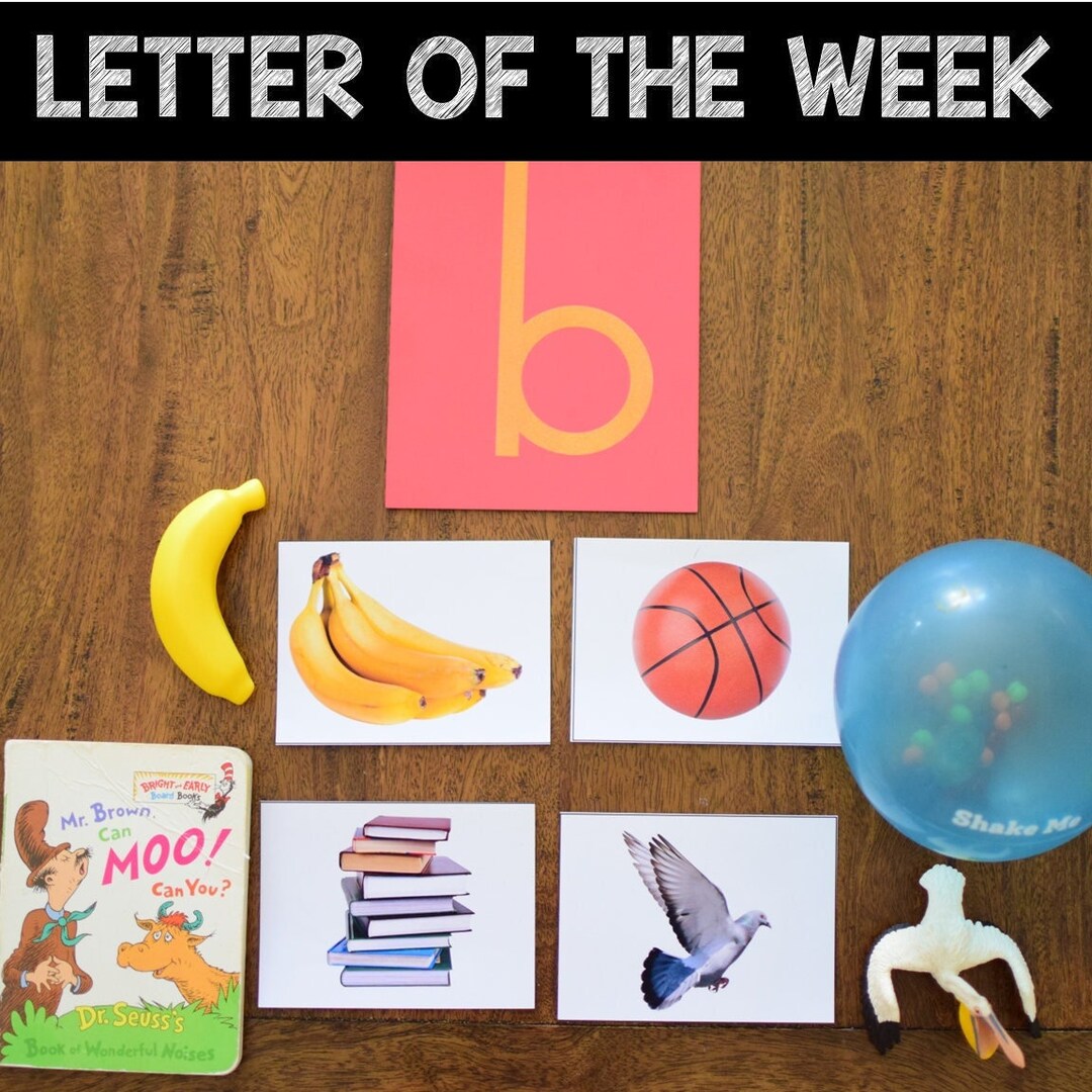 Letter of the Week Letter B Preschool Unit - Etsy