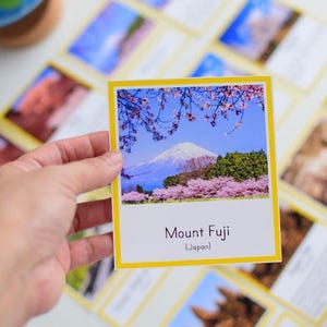 Landmarks of Asia Montessori 3 Part Cards - Etsy