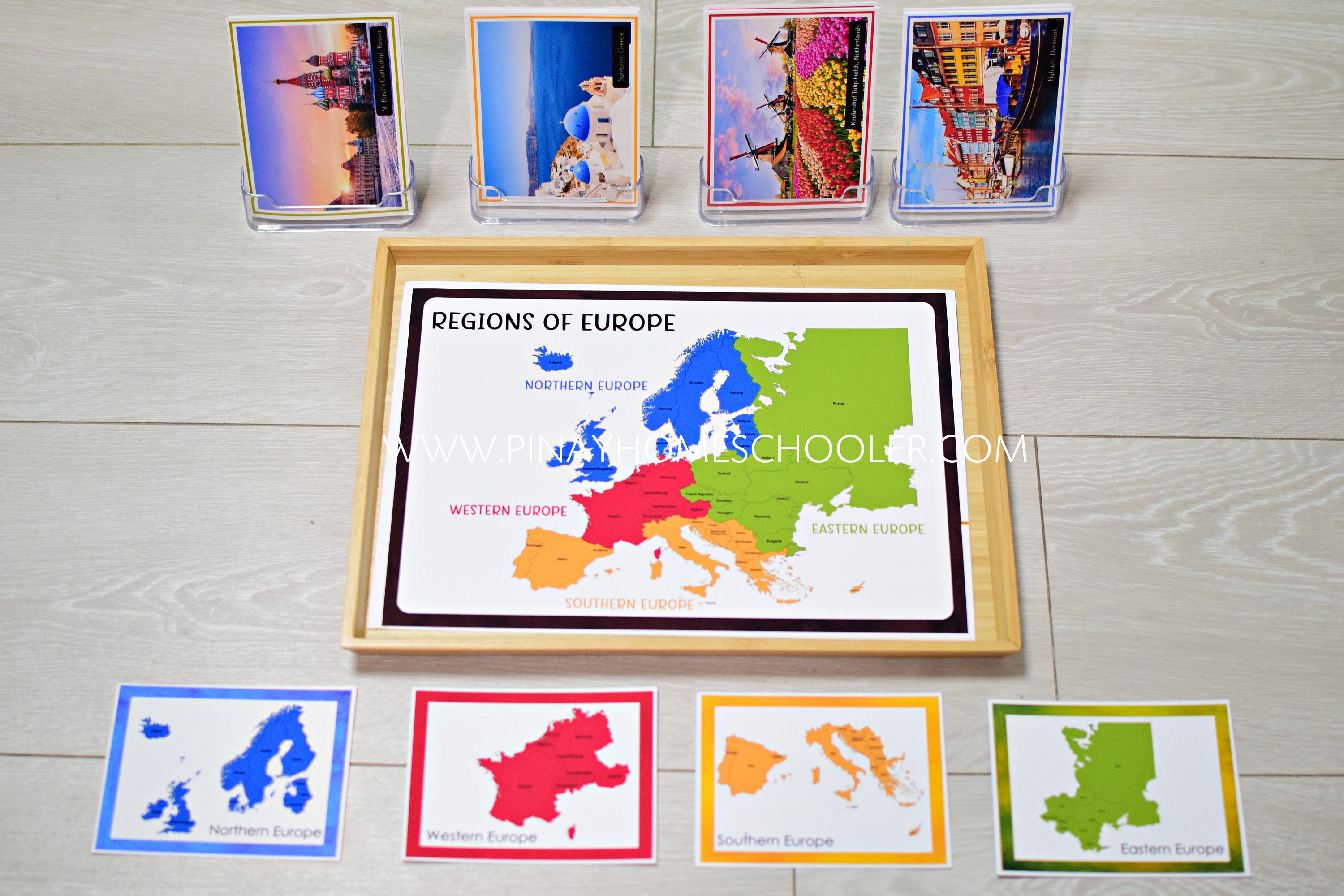 Regions of Europe Learning Packet - Etsy