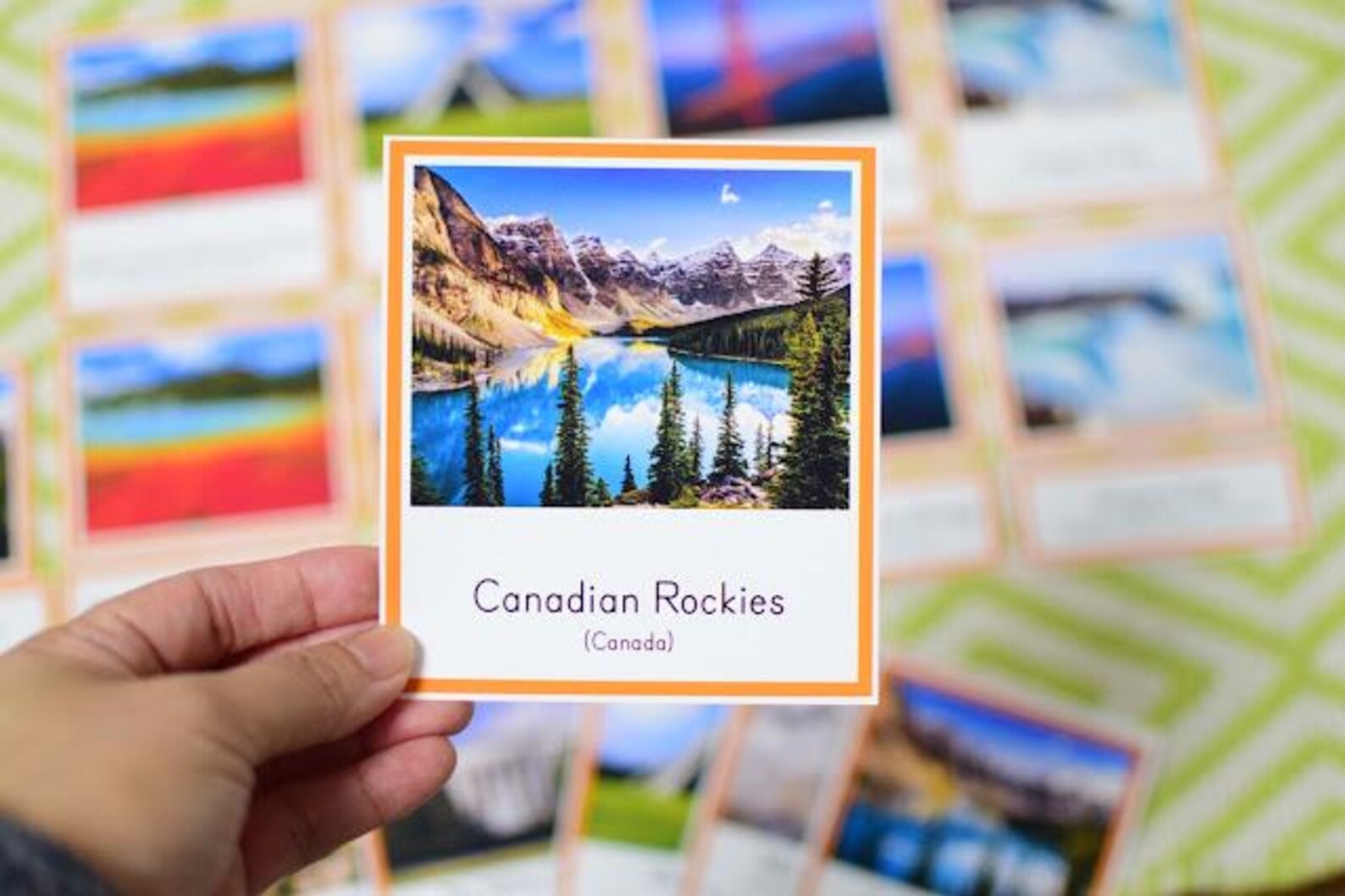 Landmarks of North America Montessori 3 Part Cards and Fact Cards - Etsy