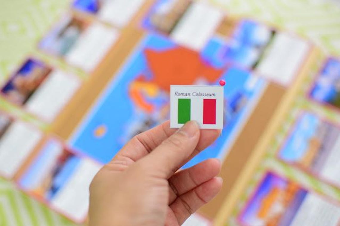 Landmarks of Europe Montessori 3 Part Cards and Fact Cards - Etsy