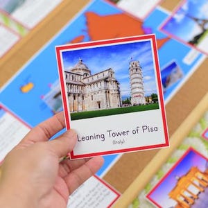 Landmarks of Europe Montessori 3 Part Cards and Fact Cards - Etsy
