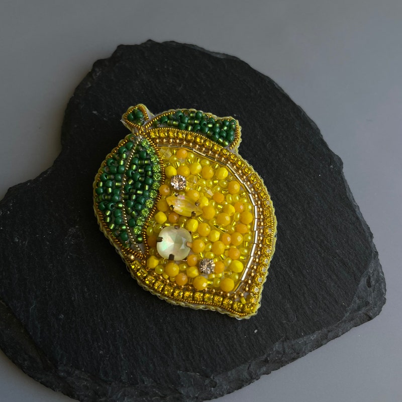 Bead Brooch - Etsy