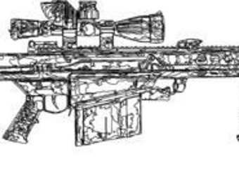 50 Caliber Rifle | Etsy