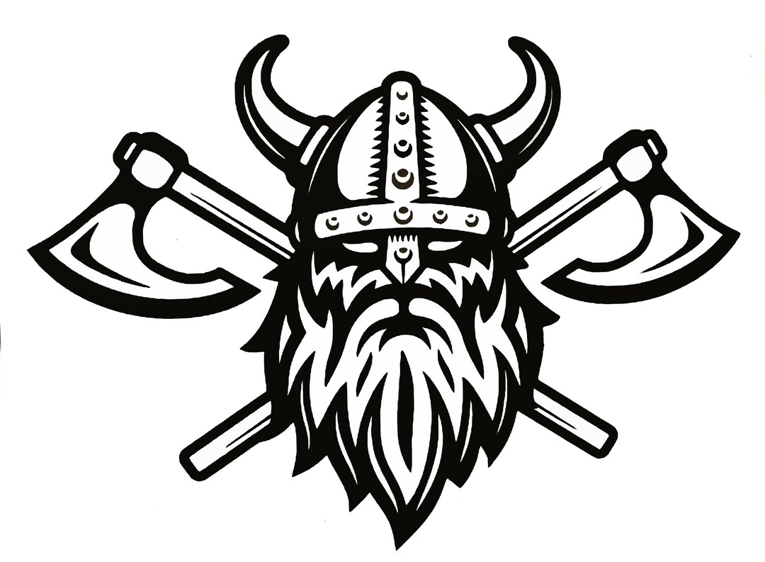 Viking Vinyl Decal - Thors Hammer Sticker - Great Mythology ...
