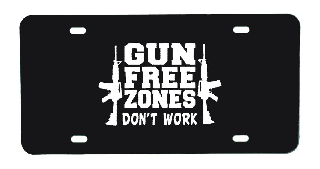 Pro Gun License Plate, Pro Gun Car Tag, Personalized Car Tag, Custom ...