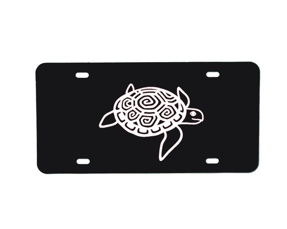 Personalized Sea Turtle Vanity Plate Front License Plate | Etsy
