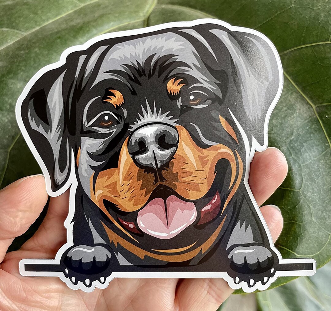 Rottweiler Decal Dog Breed Magnet - K9 Magnet - Rottweiler Magnet ...