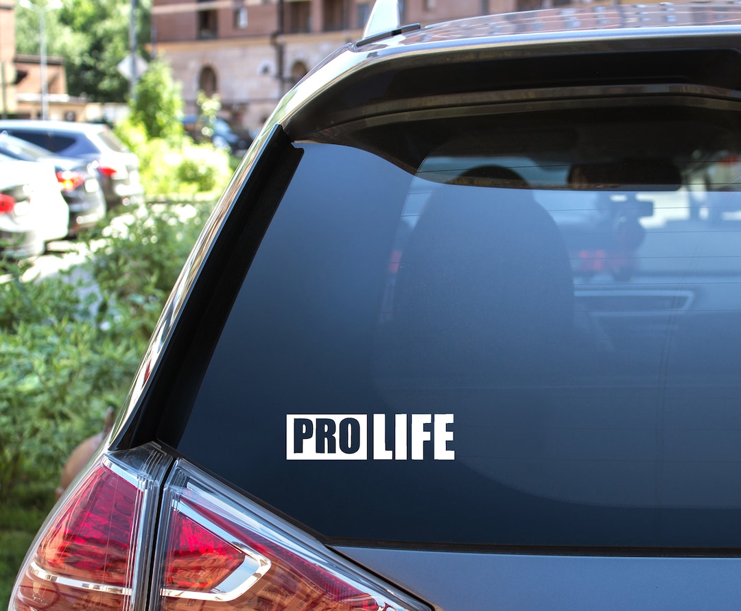 Pro Life Decal Sticker, Anti Abortion Sticker, Abortion Tumbler Decal ...