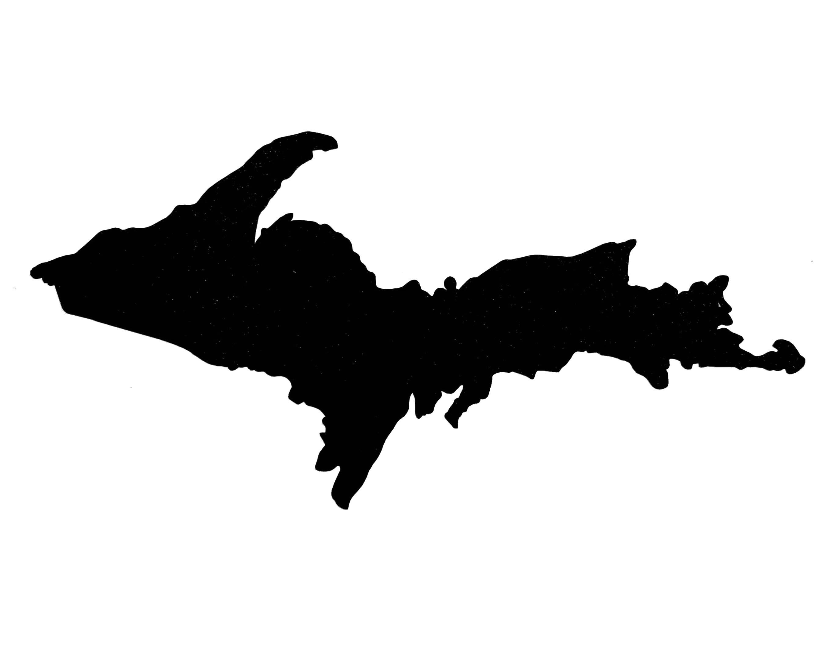 Custom Upper Peninsula Decal Michigan Home Sticker Yeti | Etsy
