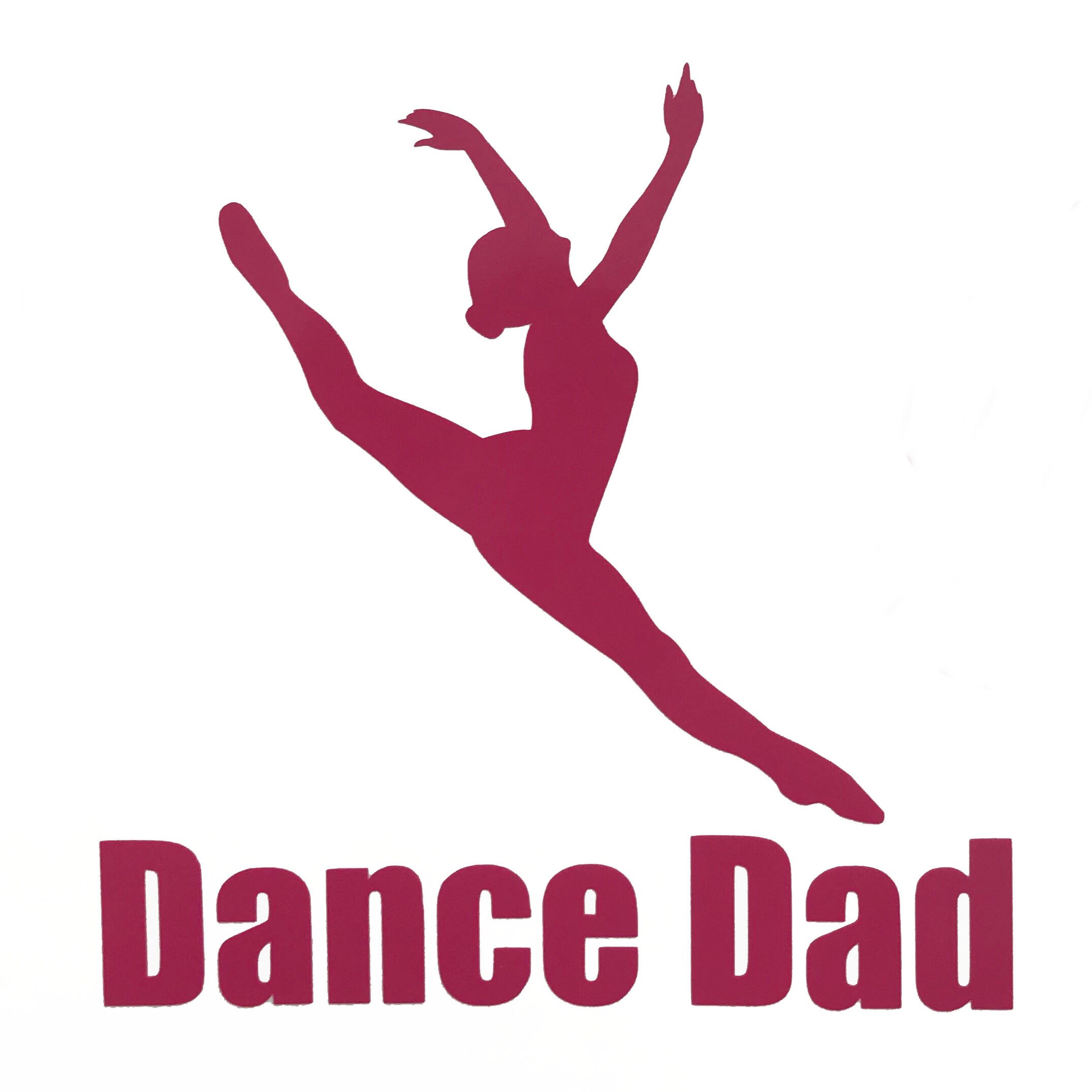 Custom Dance Dad vinilo calcomanía Dance Bumper pegatina Dance Dad Yeti ...