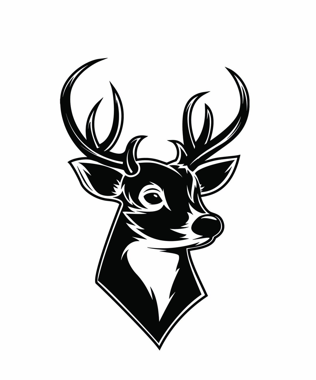 Custom Whitetail Deer Vinyl Decal - Deer Hunting Bumper Sticker ...