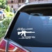 Gun Owner Vinyl Decal - Pro Gun Decal - Second Amendment Sticker - 2nd ...