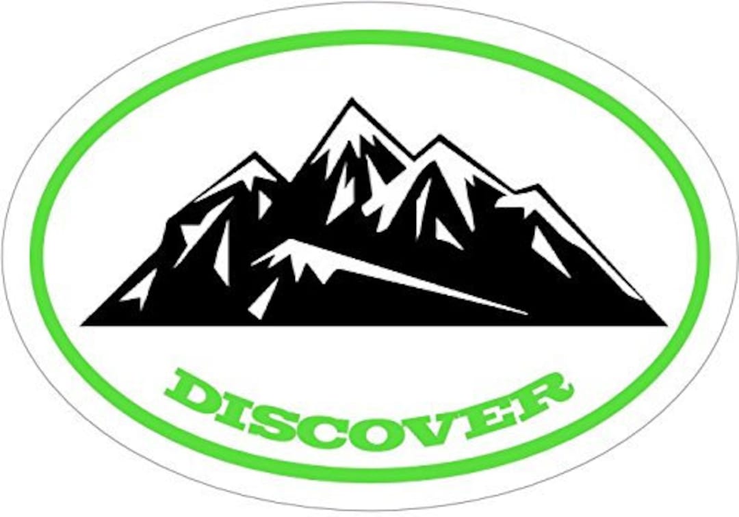 Discover Vinyl Decal Mountains Vinyl Decal Mountain Sticker Hiking ...
