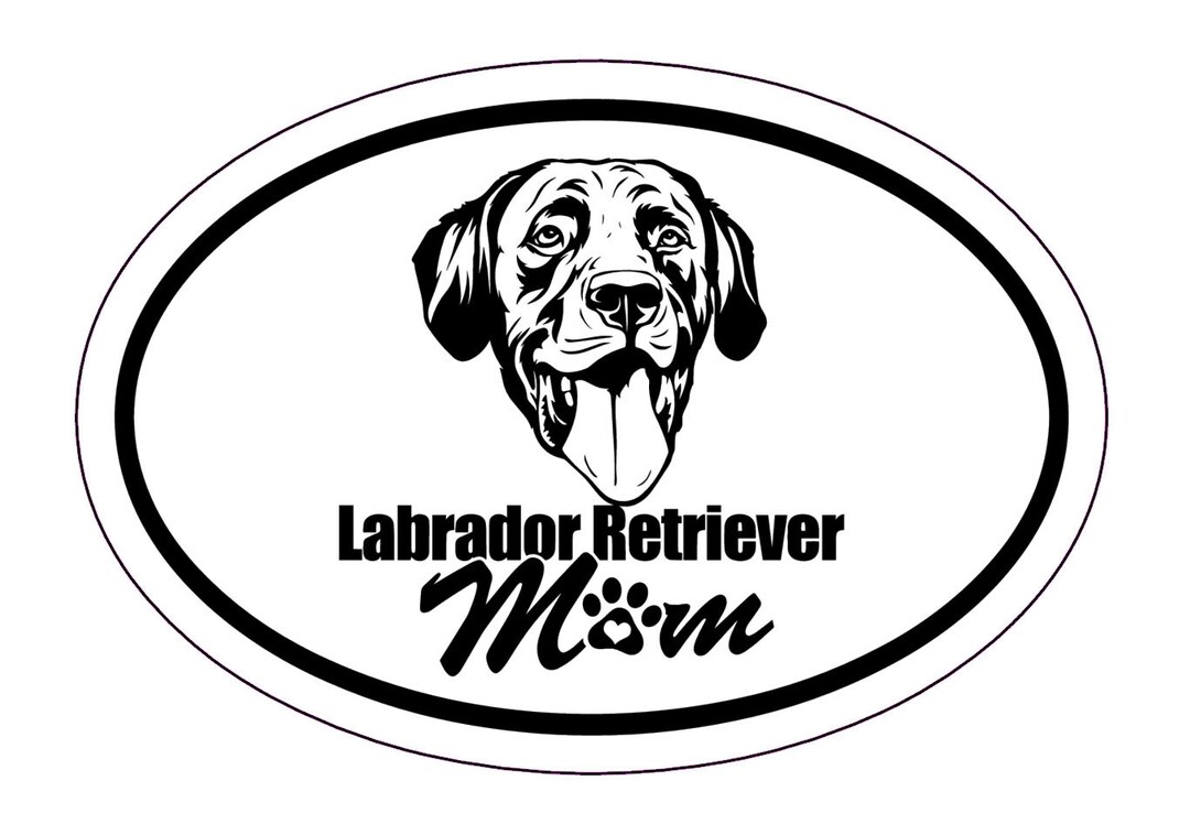 Labrador Retriever Vinyl Decal - Labrador Retriever Sticker - Lab Mom ...