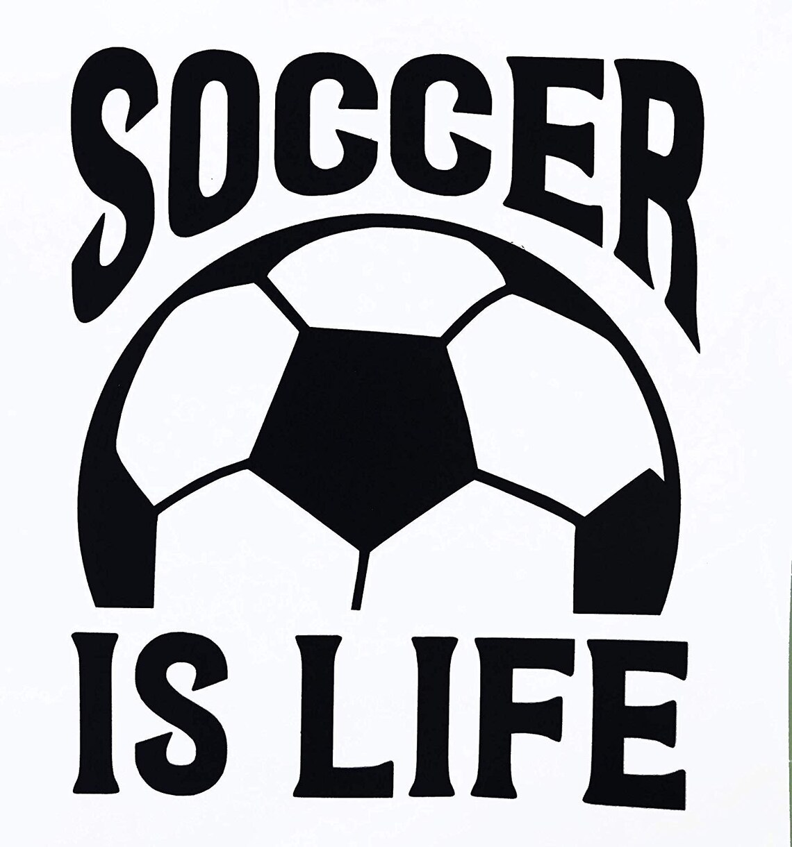 Custom Soccer is Life Decal Soccer Sticker Yeti Tumblers Cup - Etsy