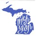 Custom Michigan Decal, Michigan Home Sticker, Yeti Tumblers Cup Laptop ...