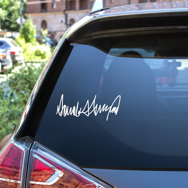 Trump Window Decal Etsy