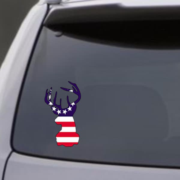 Truck Window Decals Whitetail Deer - Etsy