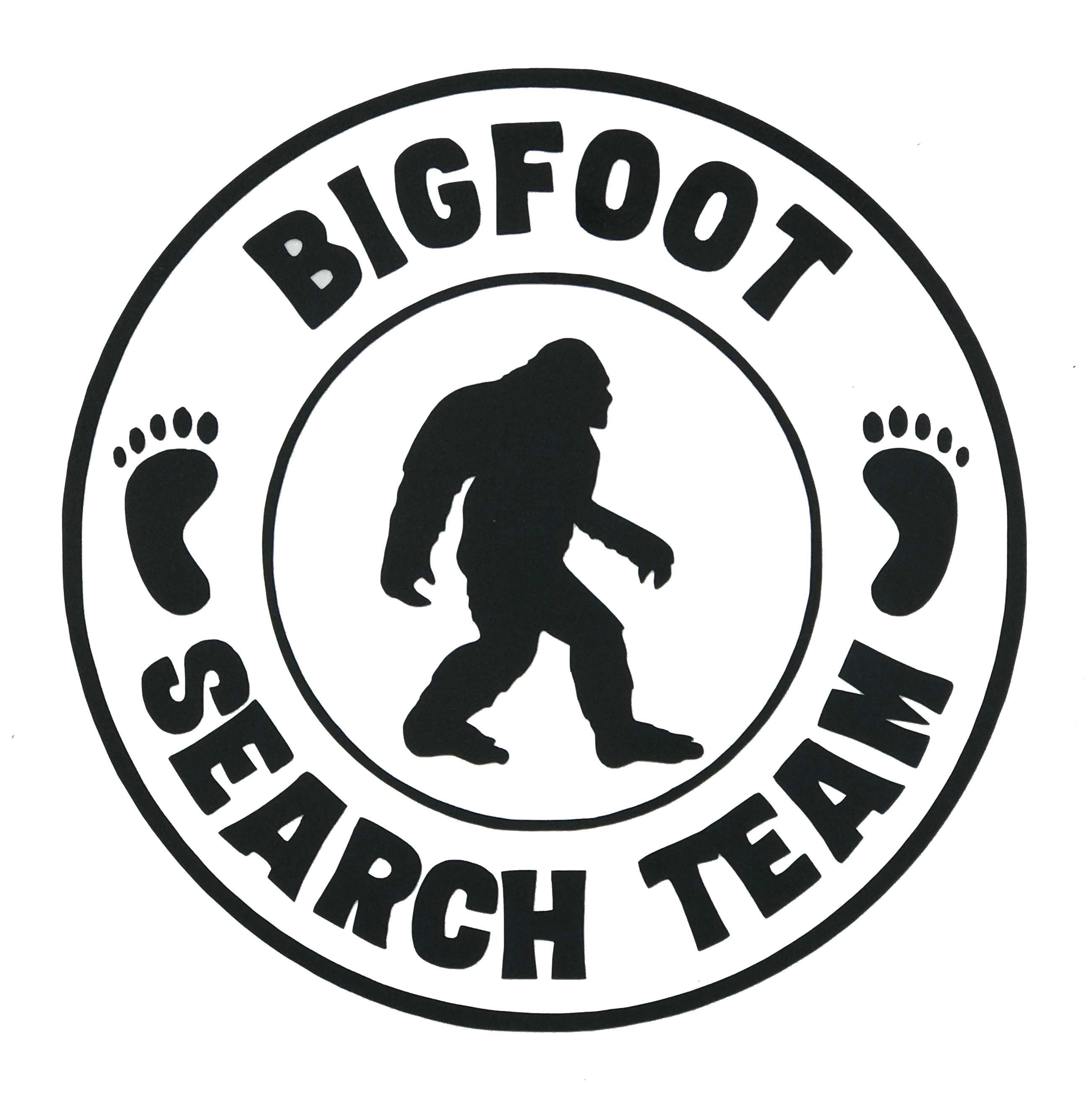 Bigfoot Search Team Vinyl Decal, Personalized Bigfoot Sticker, Cups ...