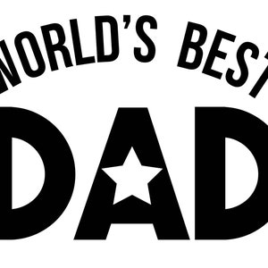 Custom Worlds Best Dad Decal, Dad Sticker, Yeti Tumblers Cup Laptop ...