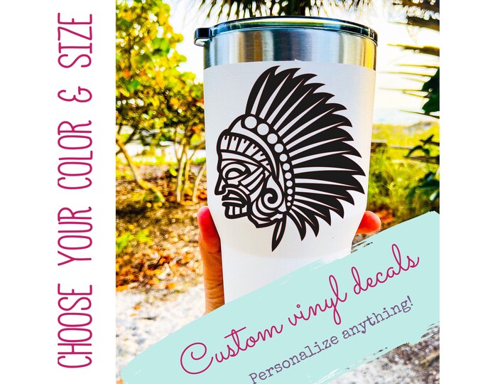 Tribal Indian Decal - Native American Sticker - Tribal Sticker - Native ...