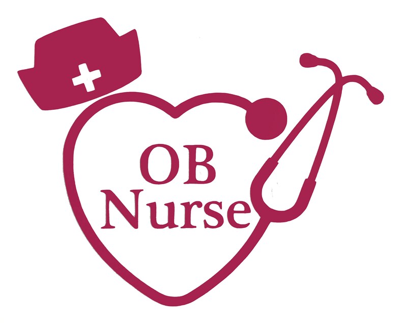 Personalized OB Nurse Vinyl Decal Maternity Nurse - Etsy