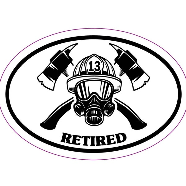 Retired Firefighter - Etsy