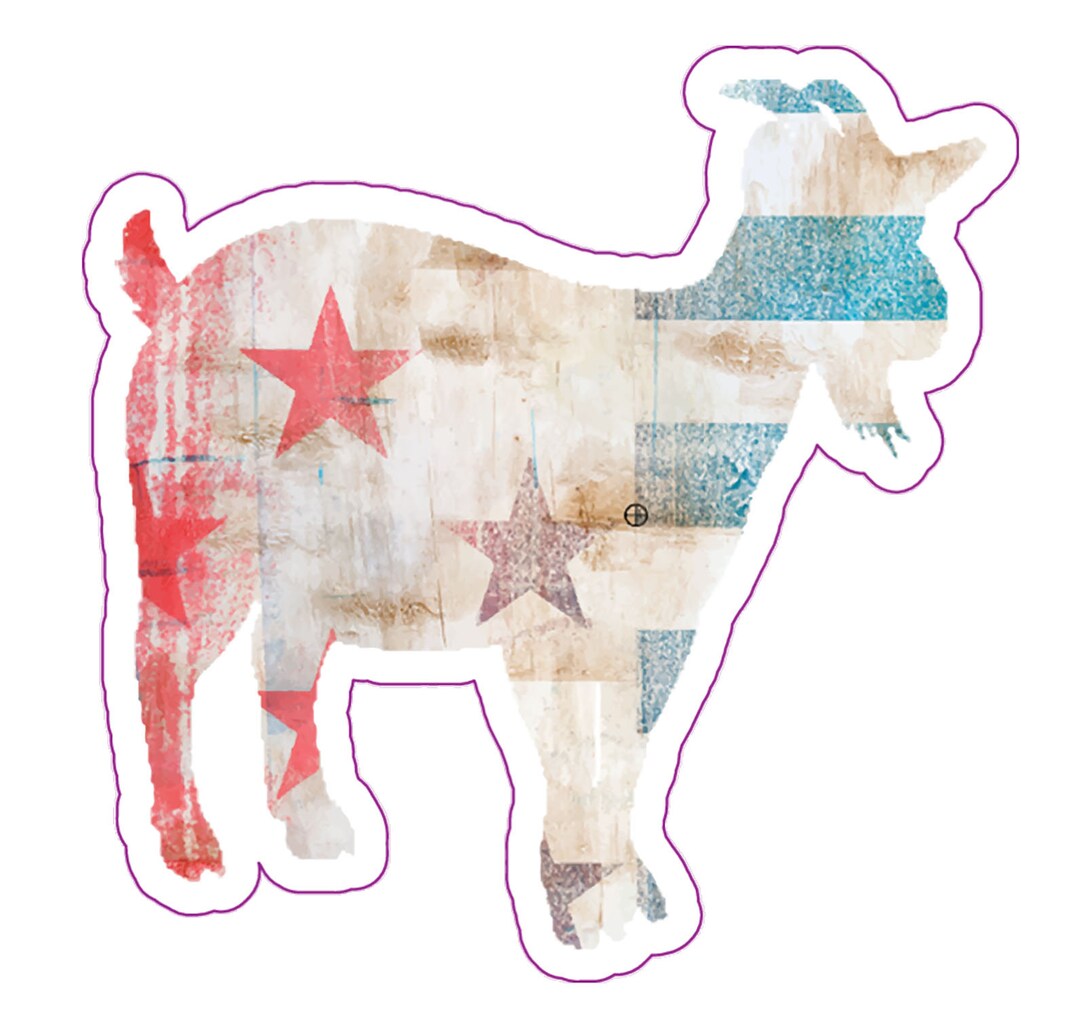 Goat Sticker, Goat Vinyl Decal, Goat Owner Gift, Farm Sticker ...