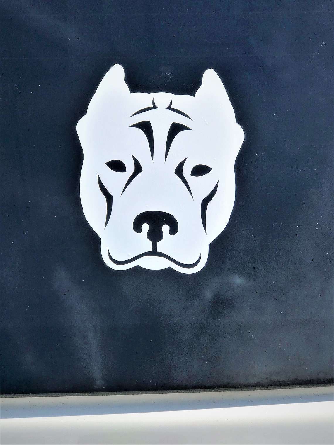 Custom Vinyl Pit Bull Decal Pitbull Bumper Sticker for - Etsy