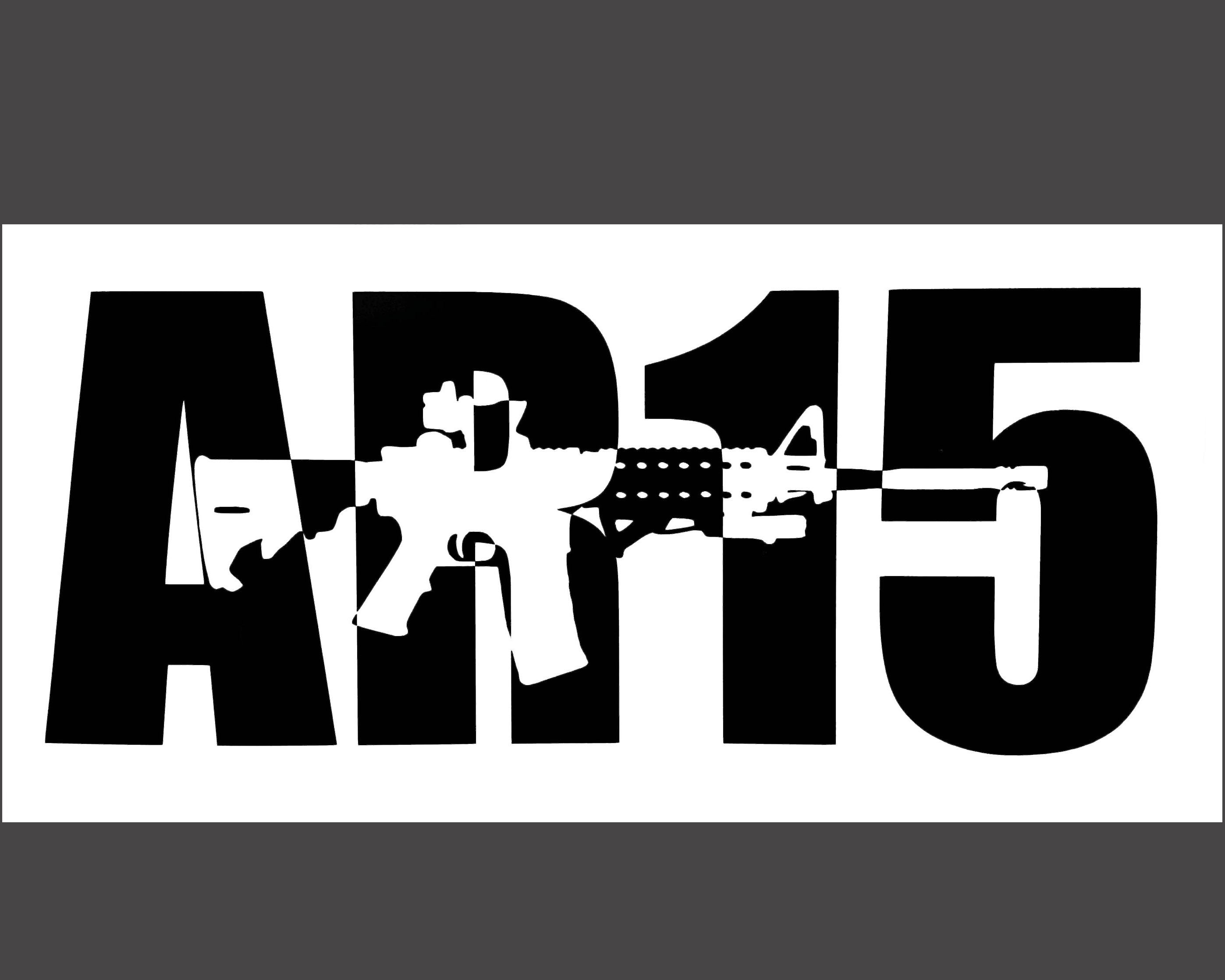 Ar-15 Gun Vinyl Car Decal Window AR15 Sticker 2nd Amendment | Etsy