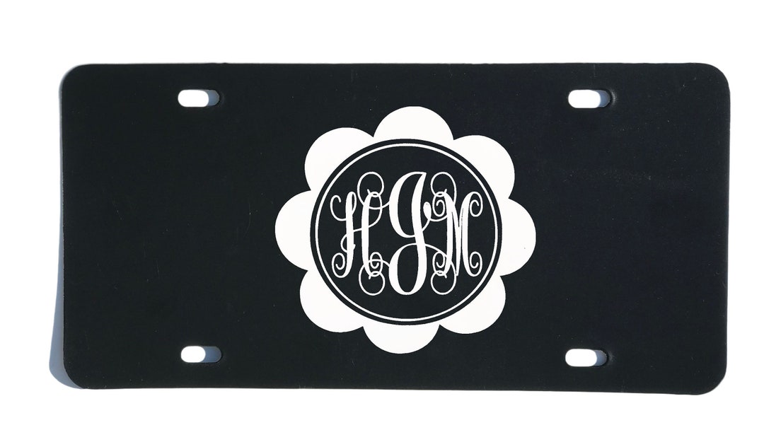 Personalized Vanity Plate, Monogrammed Front License Plate, Auto ...