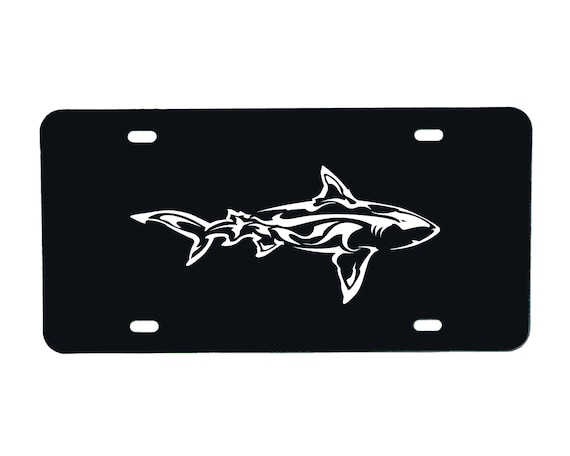 Personalized Shark Vanity Plate Front License Plate Custom - Etsy