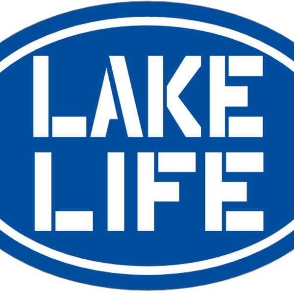 Lake Life Decal - Etsy