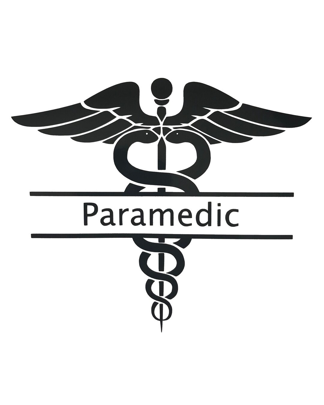Personalized Paramedic Vinyl Decal, Fire and Rescue Emt Sticker Yeti ...