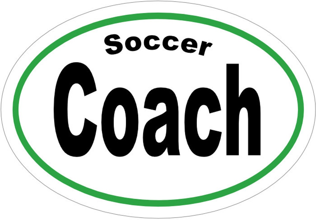 SOCCER Decal - COACH Vinyl Sticker - Great for Truck Car Bumper or ...