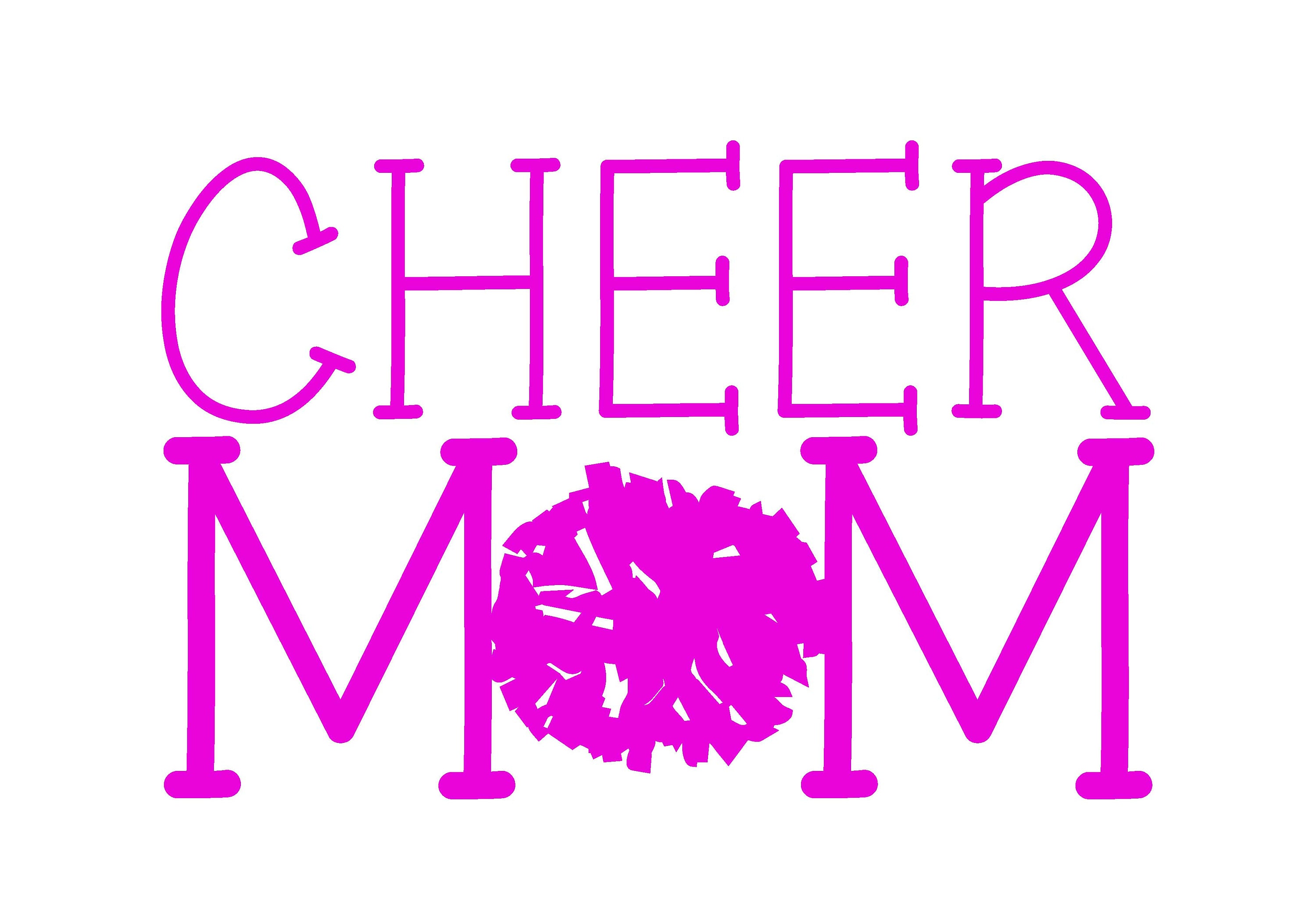 Cheer Mom Decal Cheerleading Mom Sticker Yeti Tumblers Cup | Etsy