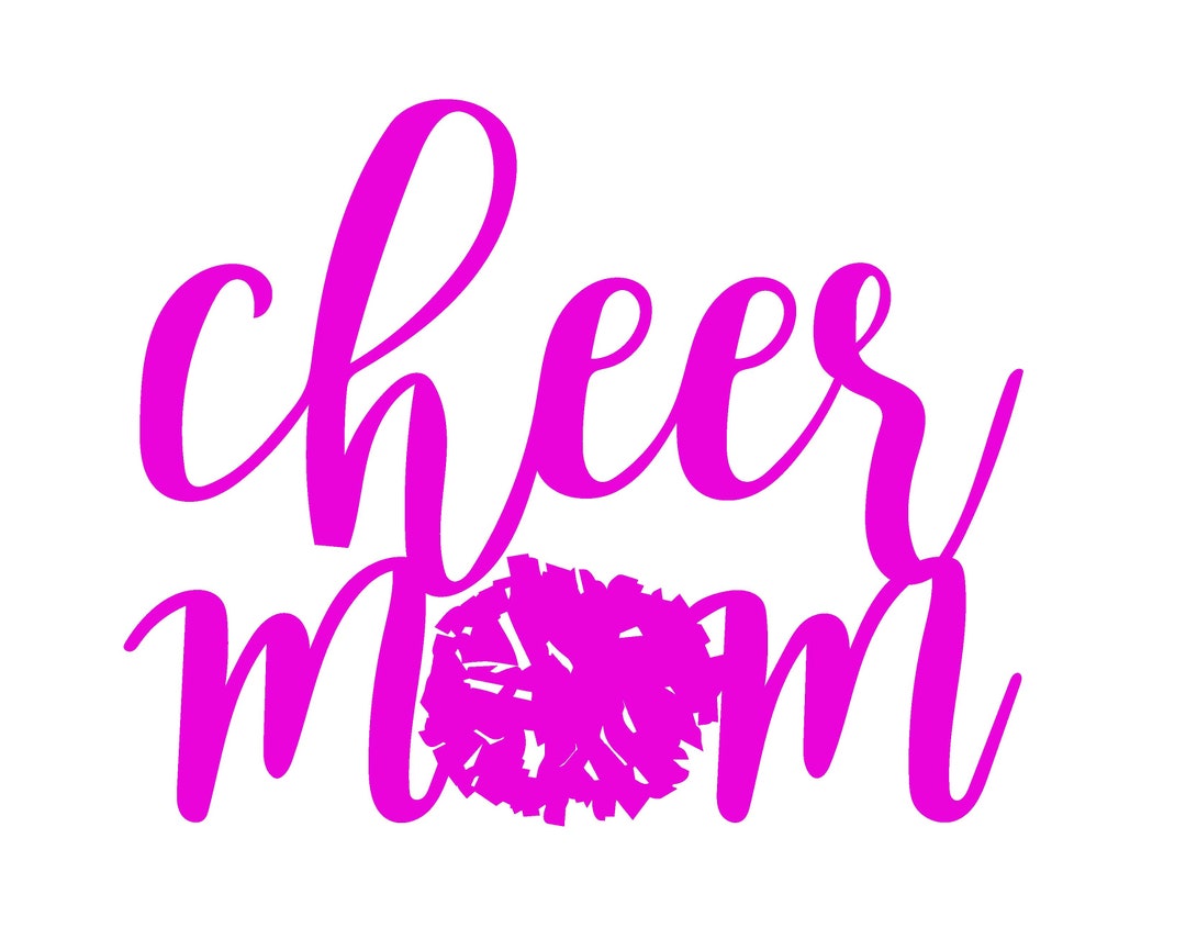 Cheer Mom Decal, Cheerleading Mom Sticker, Yeti Tumblers Cup Laptop ...