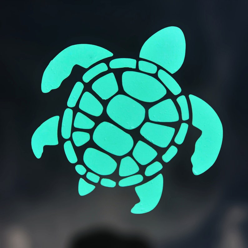 Custom Sea Turtle Decal - Sea Turtle Sticker - Cute Turtle Sticker ...