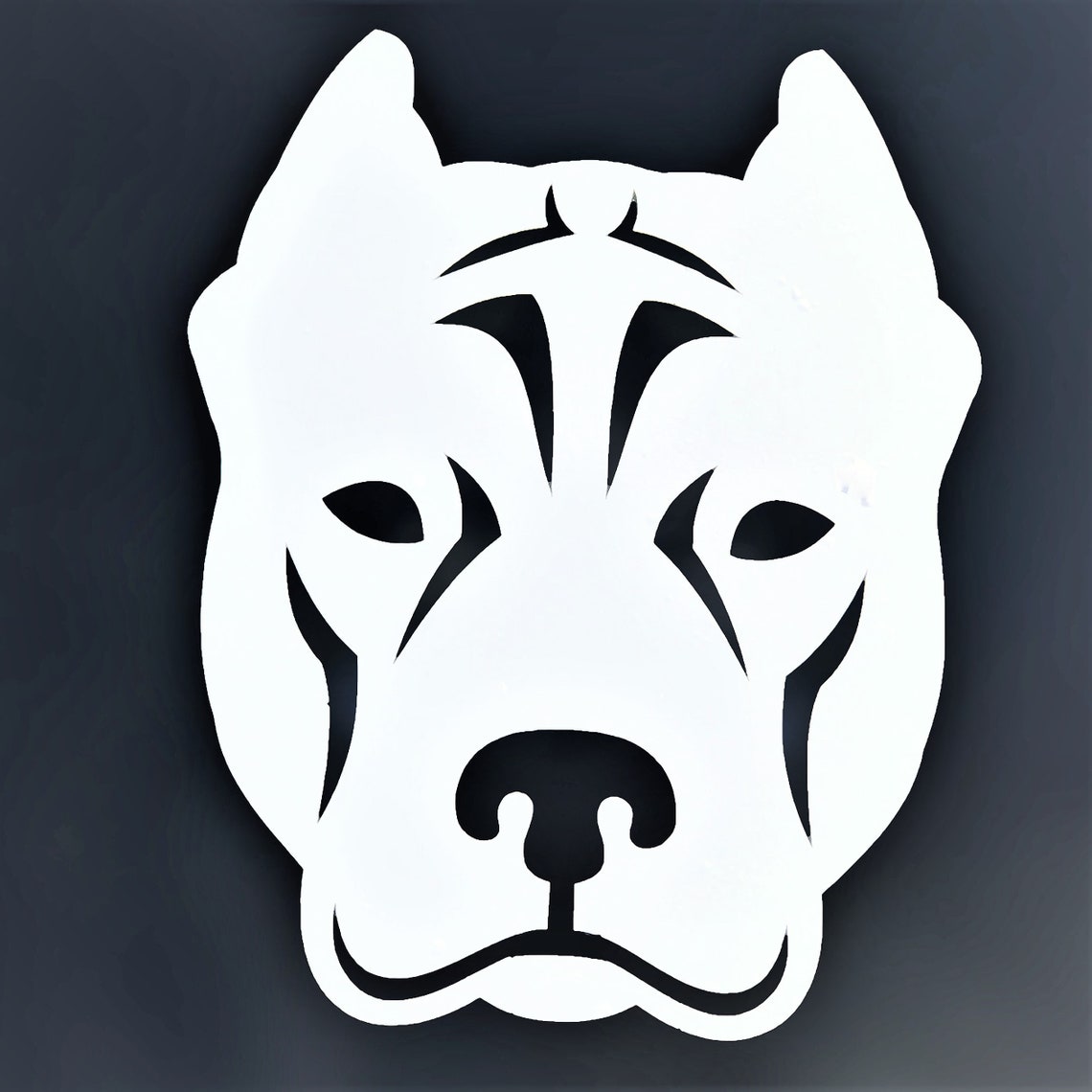 Custom Vinyl Pit Bull Decal Pitbull Bumper Sticker for | Etsy
