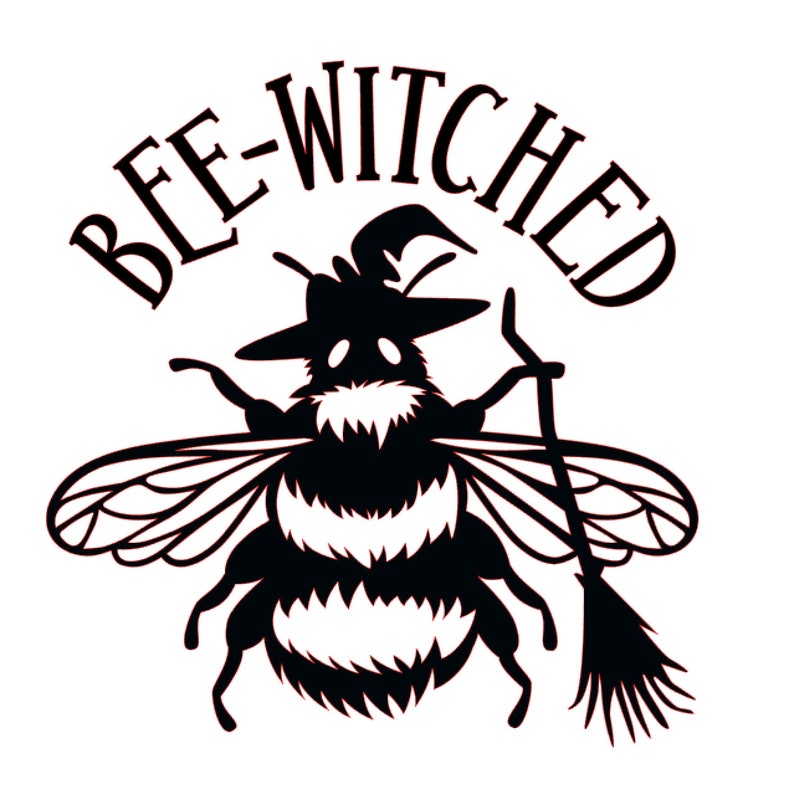 Bee Witched Vinyl Decal Sticker Witch Vinyl Decal Truck - Etsy