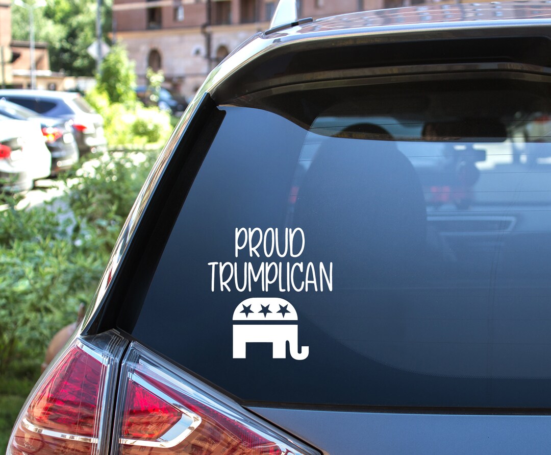 Proud Trumplican Decal MAGA Decal Trump 2020 Potus Bumper Sticker for ...