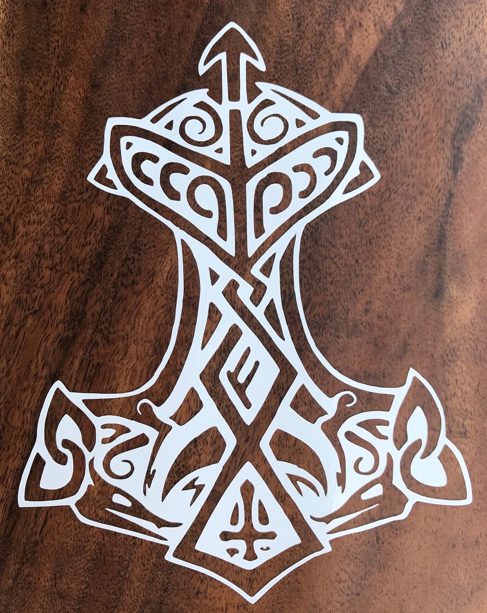 Custom Viking Vinyl Decal Thors Hammer Decal Thors Hammer | Etsy