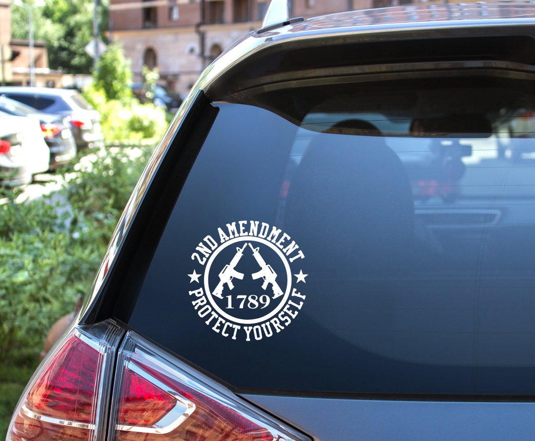2nd Amendment Vinyl Decal - 2A Decal - Second Amendment Sticker - 2nd ...