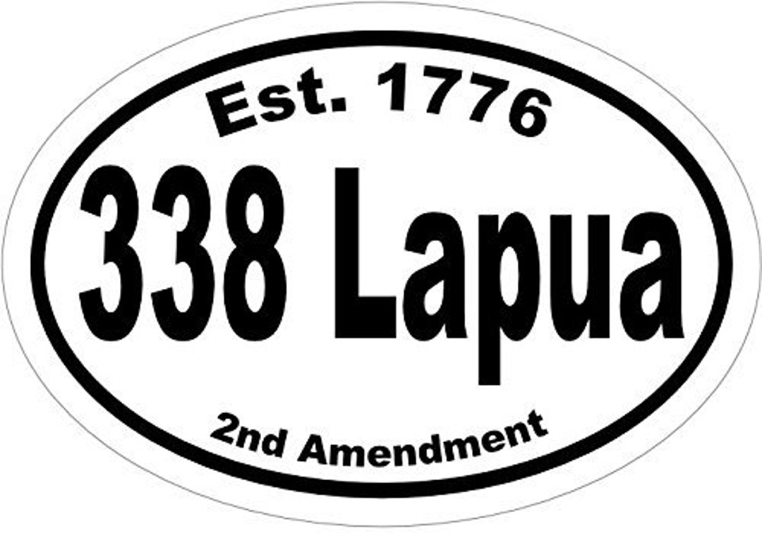 338 Lapua Rifle Vinyl Decal Sticker - Perfect for Car, Truck, Boat ...